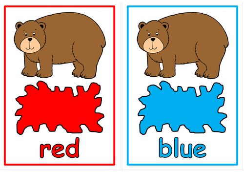 BROWN BEAR WHAT DO YOU SEE STORY TEACHING RESOURCES EYFS COLOURS ...