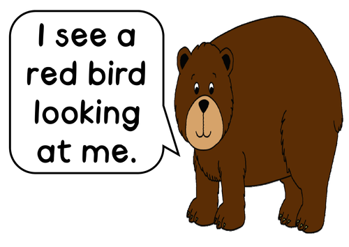 BROWN BEAR WHAT DO YOU SEE STORY TEACHING RESOURCES EYFS COLOURS ...
