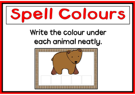 BROWN BEAR WHAT DO YOU SEE STORY TEACHING RESOURCES EYFS COLOURS ...