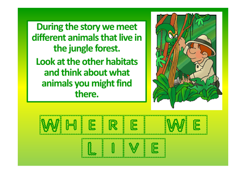 MONKEY PUZZLE STORY TEACHING RESOURCES LITERACY READING EYFS KS 1-2 ...