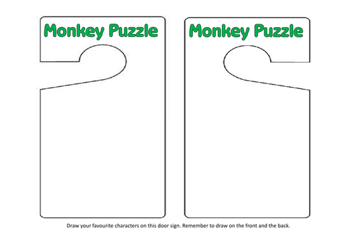MONKEY PUZZLE STORY TEACHING RESOURCES LITERACY READING EYFS KS 1-2 ...