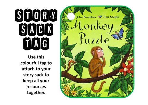 MONKEY PUZZLE STORY TEACHING RESOURCES LITERACY READING EYFS KS 1-2 ...