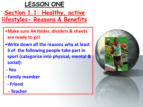 GCSE PE Edexcel 1.1 topic work powerpoints and actvities | Teaching ...