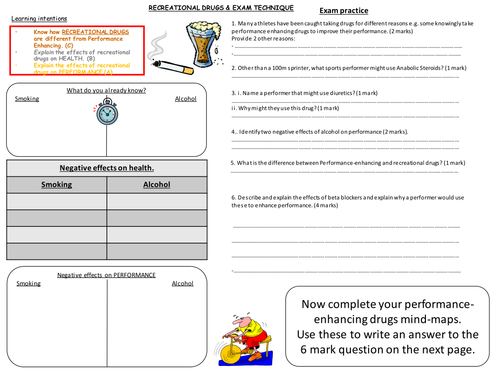 GCSE PE edexcel 1.2 topics covered in powerpoints and worksheets ...