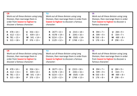 KS2 Maths Division ( Long Divison) with remainders Two Lesson Plans ...