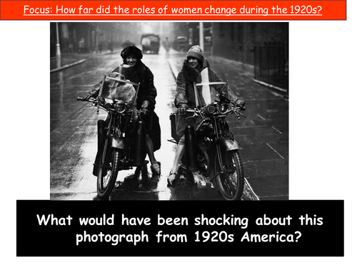 USA 1919-41 Boom lessons | Teaching Resources