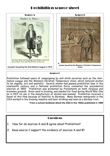 USA 1919-41 Boom lessons | Teaching Resources