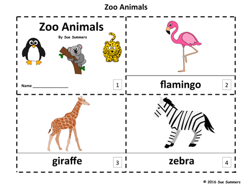 Zoo Animals 2 Emergent Reader Booklets | Teaching Resources