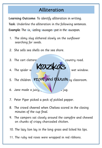 Alliteration | Teaching Resources