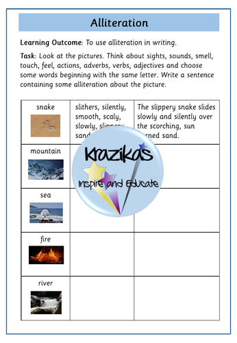Alliteration | Teaching Resources