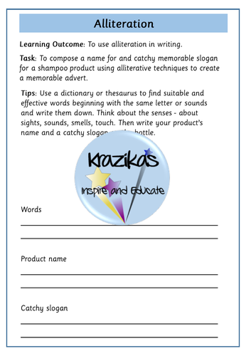 Alliteration | Teaching Resources