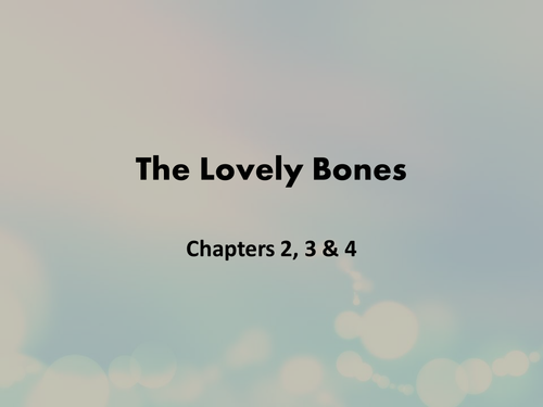 The Lovely Bones: 12 Week Scheme of Work (AS Language & Literature ...