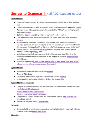 Top Tips! A*/level 9 'how to' succeed guides: secrets of language ...