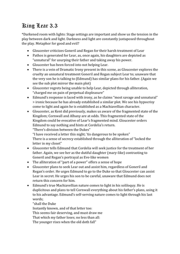 King Lear | Teaching Resources