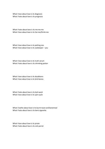 Love's Dog Jen Hadfield PP | Teaching Resources