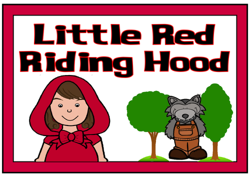 LITTLE RED RIDING HOOD STORY TEACHING RESOURCES EYFS KS1 FAIRYTALE ROLE ...