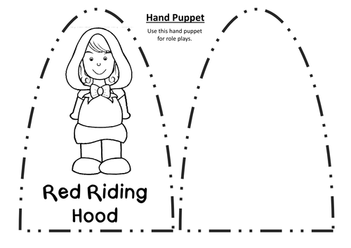 LITTLE RED RIDING HOOD STORY TEACHING RESOURCES EYFS KS1 FAIRYTALE ROLE ...