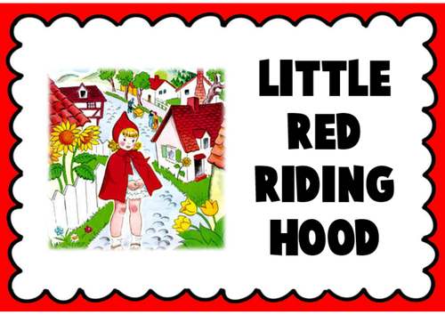LITTLE RED RIDING HOOD STORY TEACHING RESOURCES EYFS KS1 FAIRYTALE ROLE ...