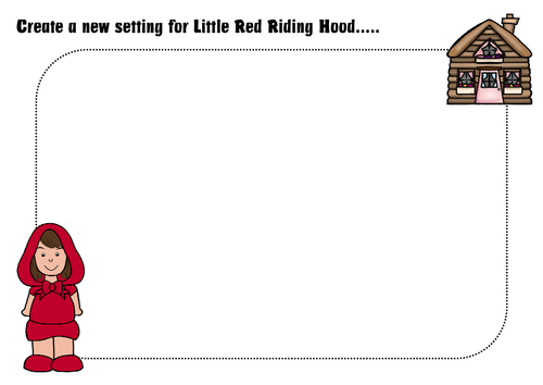 LITTLE RED RIDING HOOD STORY TEACHING RESOURCES EYFS KS1 FAIRYTALE ROLE ...