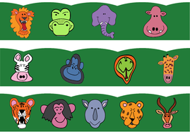 RUMBLE IN THE JUNGLE STORY TEACHING RESOURCES EYFS KS 1-2 STORY ANIMALS ...