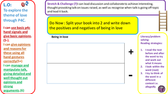 p4c lesson on love using poetry | Teaching Resources