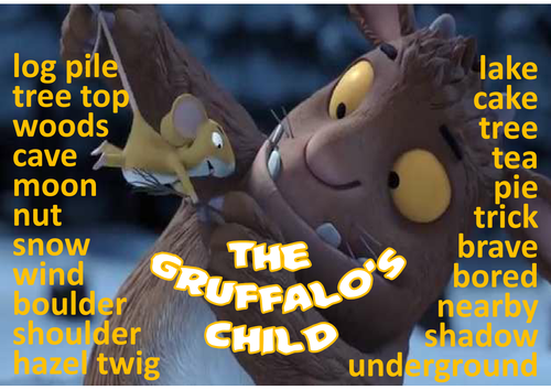 GRUFFALO'S CHILD STORY TEACHING RESOURCES, LITERACY, READING, EYFS, KS ...