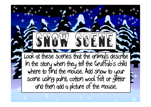 GRUFFALO'S CHILD STORY TEACHING RESOURCES, LITERACY, READING, EYFS, KS ...