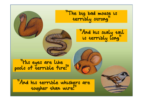 GRUFFALO'S CHILD STORY TEACHING RESOURCES, LITERACY, READING, EYFS, KS ...