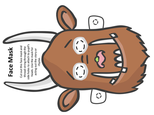 THE GRUFFALO STORY TEACHING RESOURCES READING EYFS KS 1-2 EARLY YEARS ...