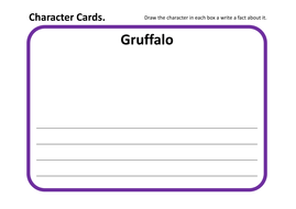 THE GRUFFALO STORY TEACHING RESOURCES READING EYFS KS 1-2 EARLY YEARS ...