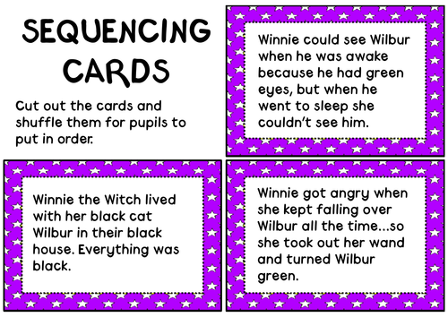 WINNIE THE WITCH STORY TEACHING RESOURCES LITERACY READING EYFS, KS 1-2 ...