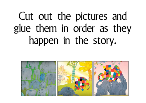 ELMER STORY TEACHING RESOURCES EYFS KS1 ENGLISH COLOURS LITERACY by ...