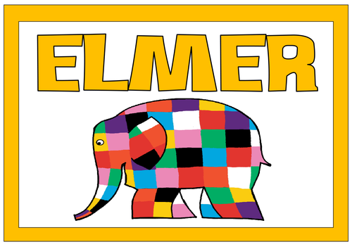 ELMER THE ELEPHANT STORY TEACHING RESOURCES EYFS KS1 ENGLISH COLOURS ...