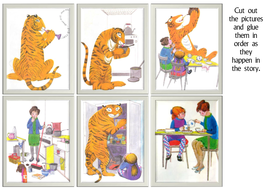 TIGER WHO CAME TO TEA STORY TEACHING RESOURCES EYFS KS1 ENGLISH MORALS ...