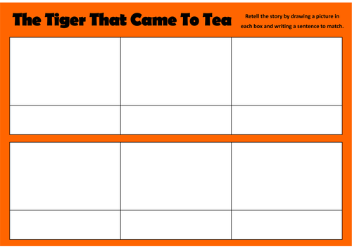 TIGER WHO CAME TO TEA STORY TEACHING RESOURCES EYFS KS1 ENGLISH MORALS ...