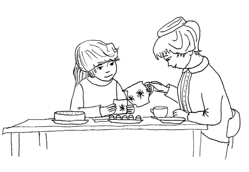 TIGER WHO CAME TO TEA STORY TEACHING RESOURCES EYFS KS1 ENGLISH MORALS ...