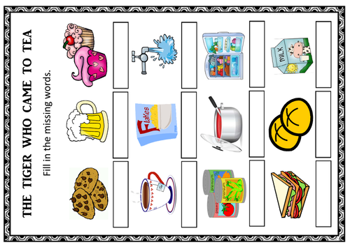 TIGER WHO CAME TO TEA STORY TEACHING RESOURCES EYFS KS1 ENGLISH MORALS ...
