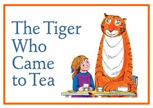 TIGER WHO CAME TO TEA STORY TEACHING RESOURCES EYFS KS1 ENGLISH MORALS ...
