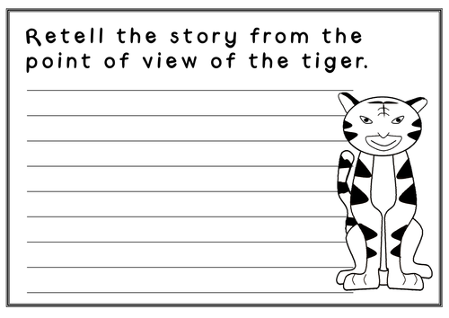 TIGER WHO CAME TO TEA STORY TEACHING RESOURCES EYFS KS1 ENGLISH MORALS ...