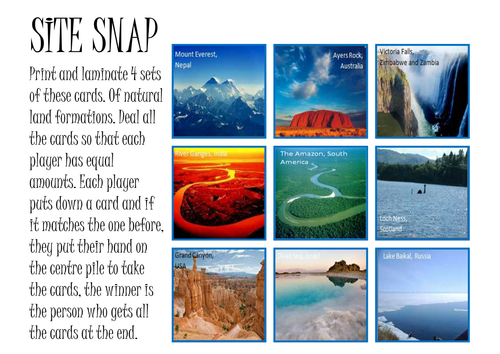 100 GEOGRAPHY ACTIVITIES GAMES STARTERS TASKS- key stage 3-4 -TEACHING ...