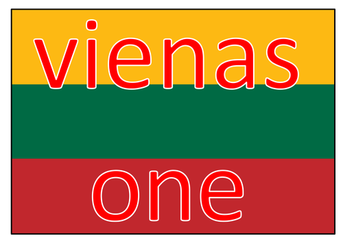 LITHUANIAN LANGUAGE TEACHING RESOURCES DISPLAY posters flashcards ...