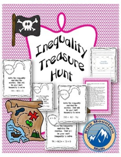 Inequality Treasure Hunt | Teaching Resources