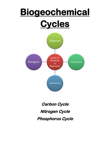 Biogeochemical Cycles: Carbon, Nitrogen, Phosphorus (Environmental ...