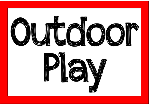 OUTDOOR PLAY LEARNING TEACHING RESOURCES EARLY YEARS KEY STAGE 1-2 ...