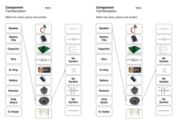 Electronic Component Worksheets and Resources | Teaching Resources