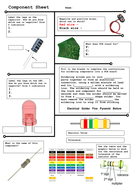 Electronic Component and Soldering Worksheet | Teaching Resources