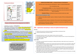 Development Revision Notes | Teaching Resources