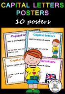 Capital Letters and Full Stops MEGA BUNDLE - Literacy posters ...