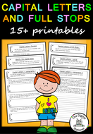 Capital Letters and Full Stops MEGA BUNDLE - Literacy posters ...