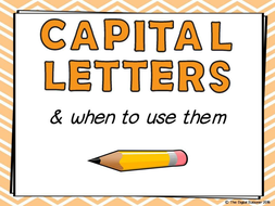 Capital Letters and Full Stops MEGA BUNDLE - Literacy posters ...